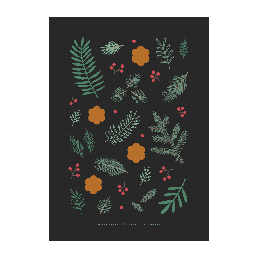 Havuinen - juliste A4 – Helle Visuals