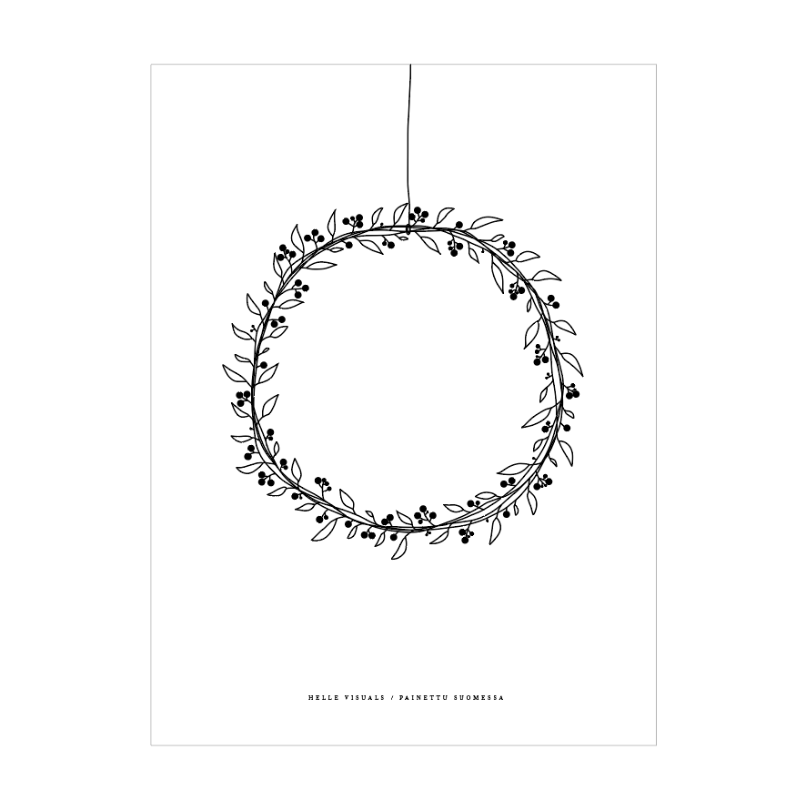 Kranssi - juliste – Helle Visuals